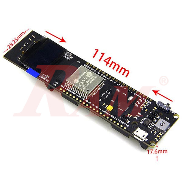 ESP32 OLED 0.96" WiFi TTGO + Bluetooth | RAM Electronics website